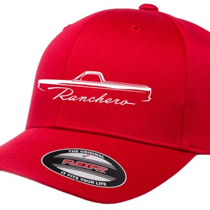 1968 1969 Ford Ranchero Truck Outline Design Flexfit 6277 Baseball Hat ...