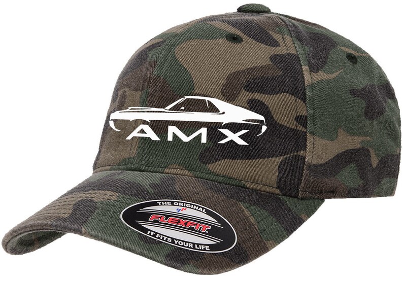 1970 AMC AMX Classic Outline Design Flexfit 6277 Baseball Hat - Etsy