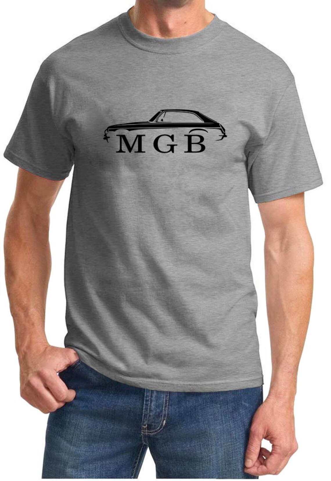 MG MGB Coupe Sports Car Classic Outline Design Tshirt - Etsy