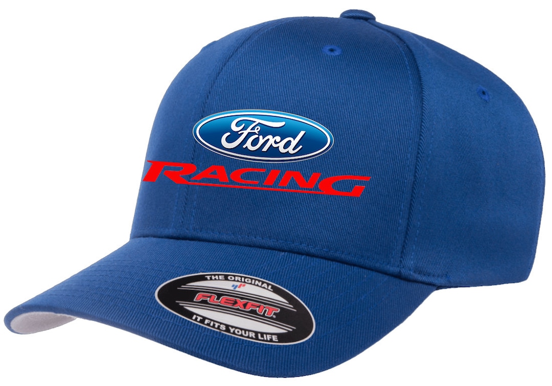 Ford Racing Logo Embroidered Design Flexfit 6277 Baseball Hat Cap - Etsy