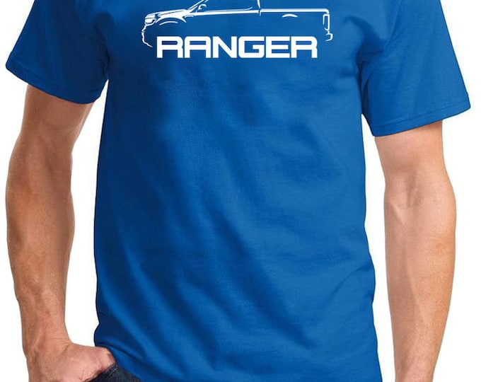 2019 2020 2021 Ford Ranger Super Cab Pickup Truck Classic Outline ...