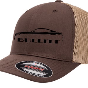 2019 2020 Bullitt Ford Mustang Classic Outline Design Flexfit 6511 ...