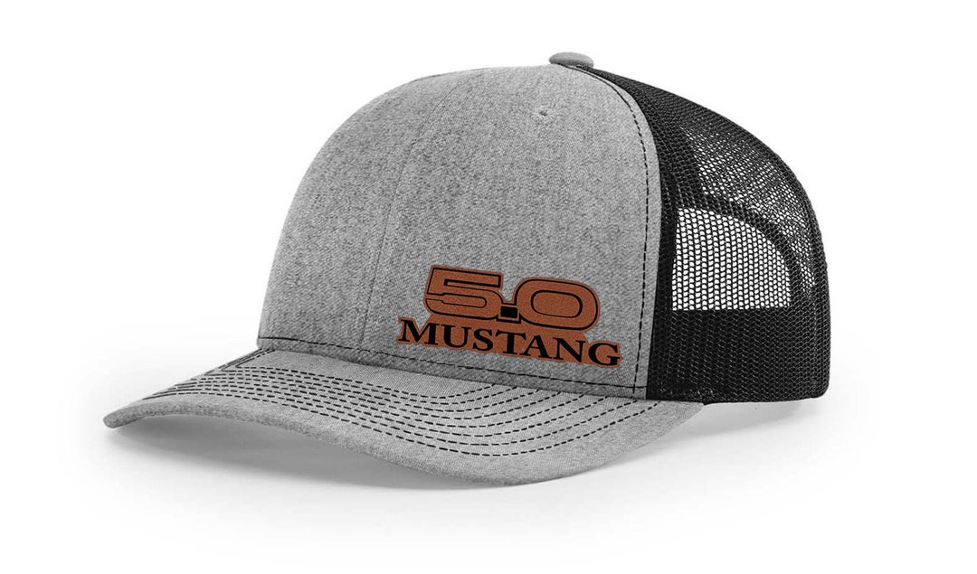 Ford Mustang 5.0 Fox Body Side Logo Laser Engraved Leather Patch ...