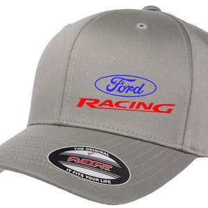Ford Racing Logo Side Panel Embroidered Design Flexfit 6277 Baseball ...