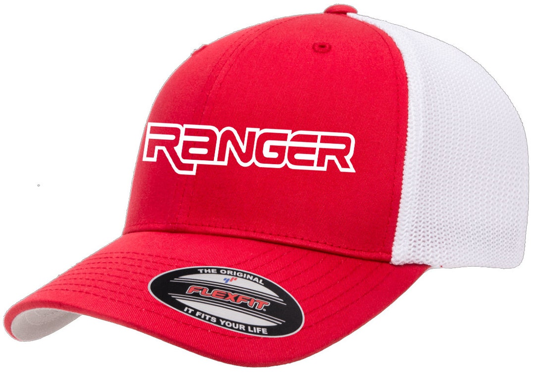 Ford Ranger Pickup Truck Design Flexfit 6511 Trucker Baseball Hat Cap ...