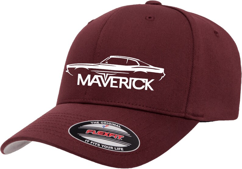 Ford Maverick Classic Outline Design Flexfit 6277 Baseball Hat | Etsy