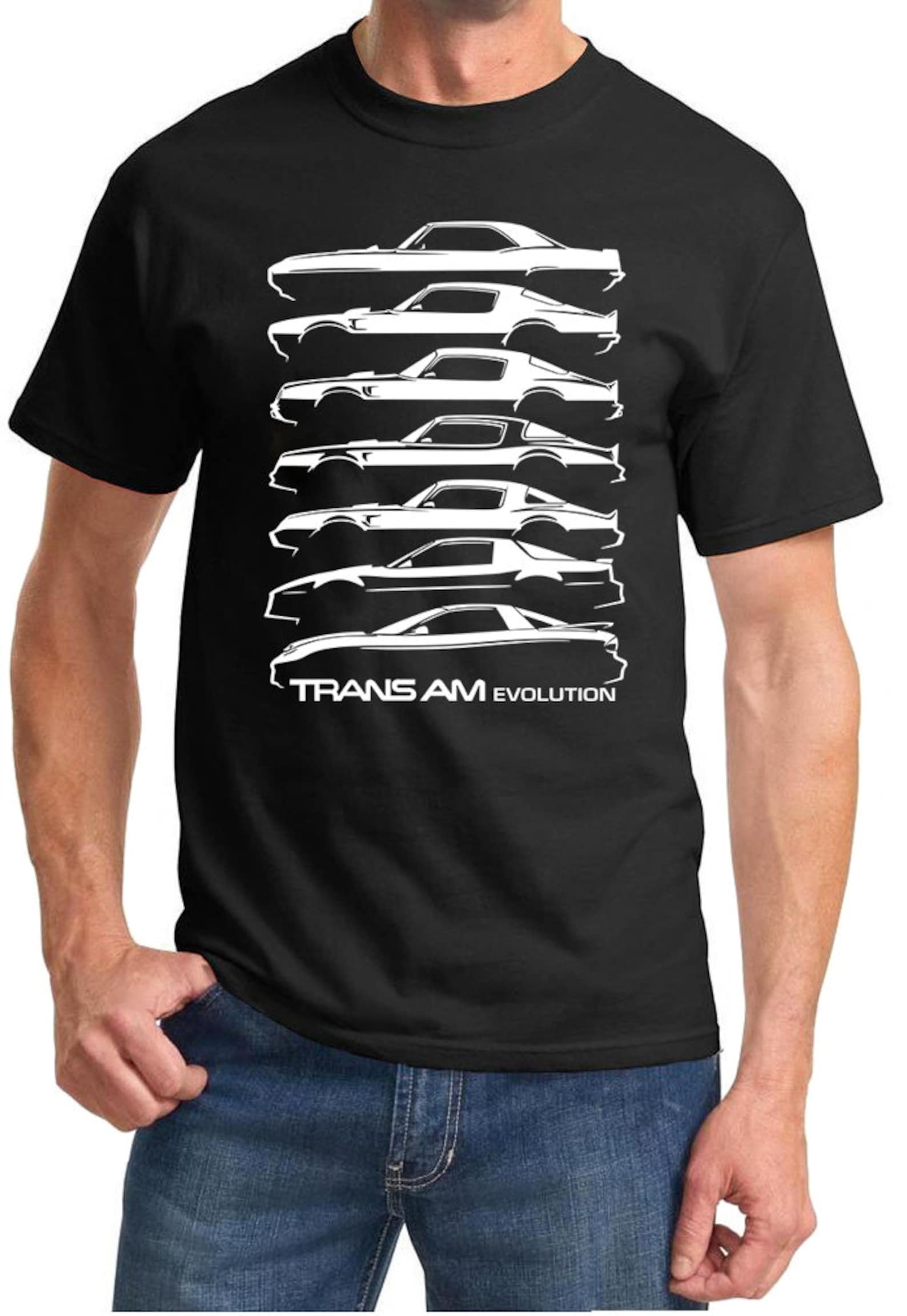 1969-02 Trans Am Firebird Evolution Classic Outline Design Tshirt - Etsy