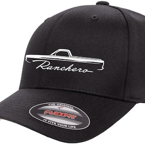 1968 1969 Ford Ranchero Truck Outline Design Flexfit 6277 Baseball Hat ...