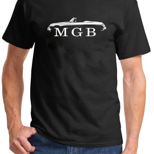 MG MGB Convertible Sports Car Outline Design Tshirt - Etsy