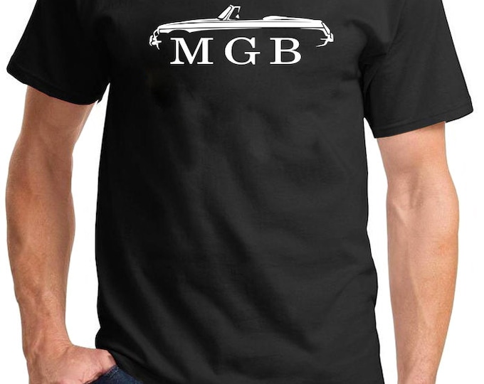MG MGB Convertible Sports Car Outline Design Tshirt - Etsy