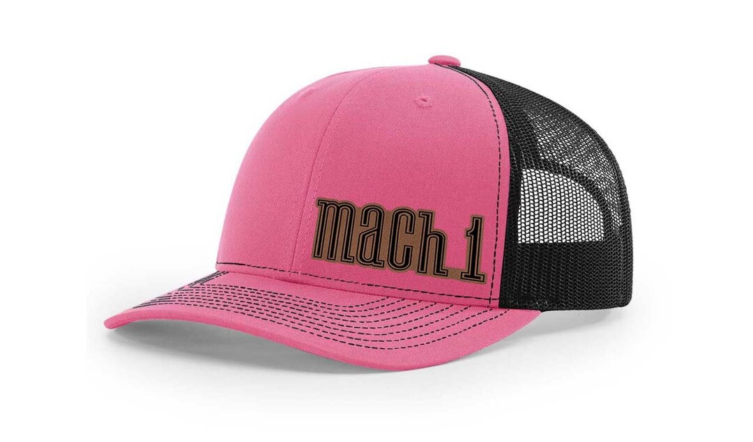 Ford Mach 1 Mustang Logo Laser Engraved Leather Patch Richardson 112 ...