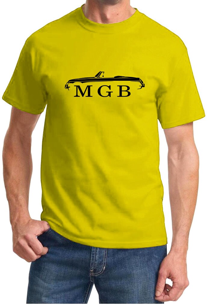 MG MGB Convertible Sports Car Outline Design Tshirt - Etsy