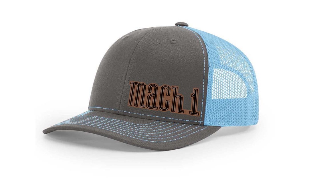 Ford Mach 1 Mustang Logo Laser Engraved Leather Patch Richardson 112 ...