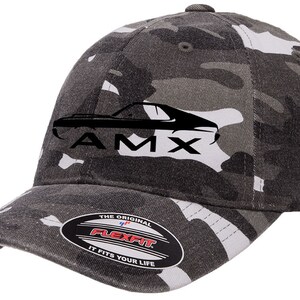 1970 AMC AMX Classic Outline Design Flexfit 6277 Baseball Hat Cap - Etsy