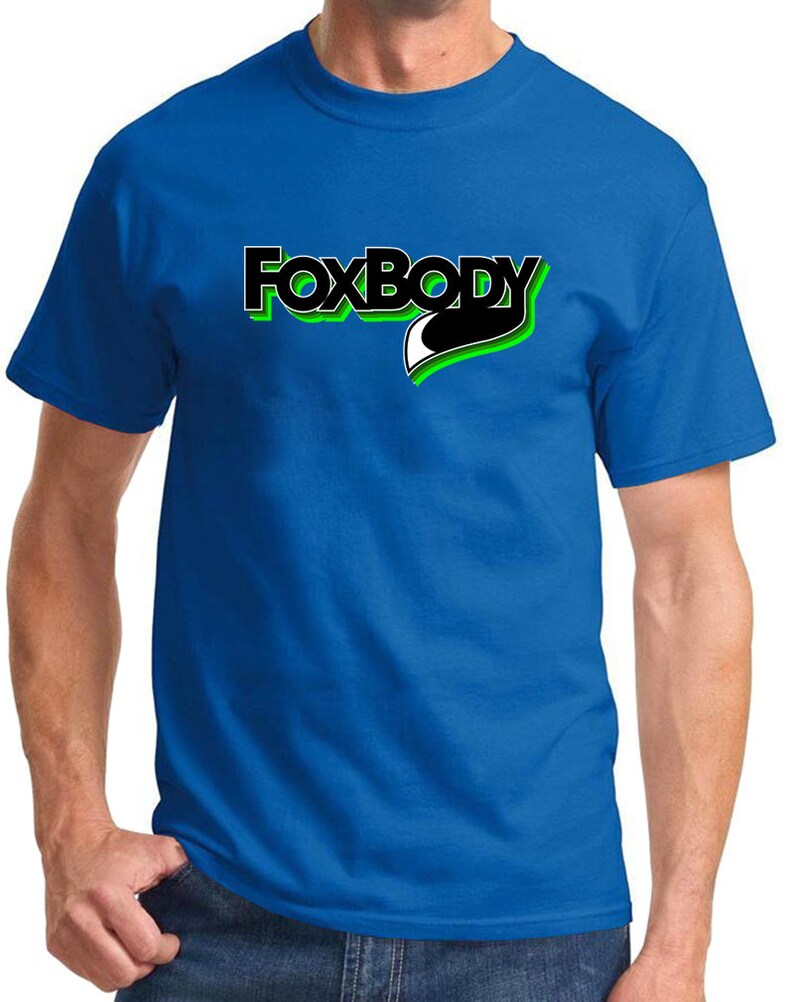 Fox Body Ford Mustang Green Logo Design Tshirt - Etsy