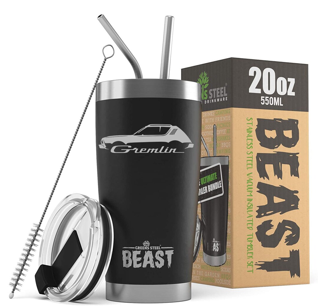 AMC Gremlin Outline Design Beast 20oz / 30oz Stainless Steel Tumbler ...