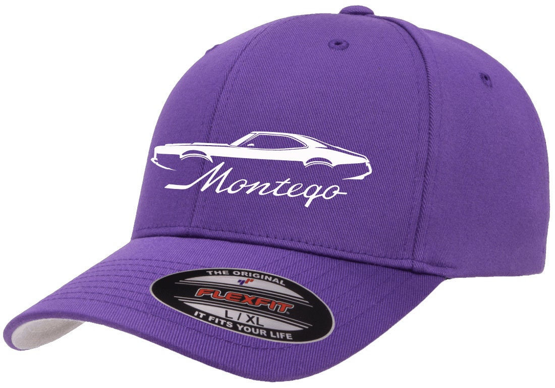 1972 1973 Mercury Montego Outline Design Flexfit 6277 Baseball Hat Cap ...
