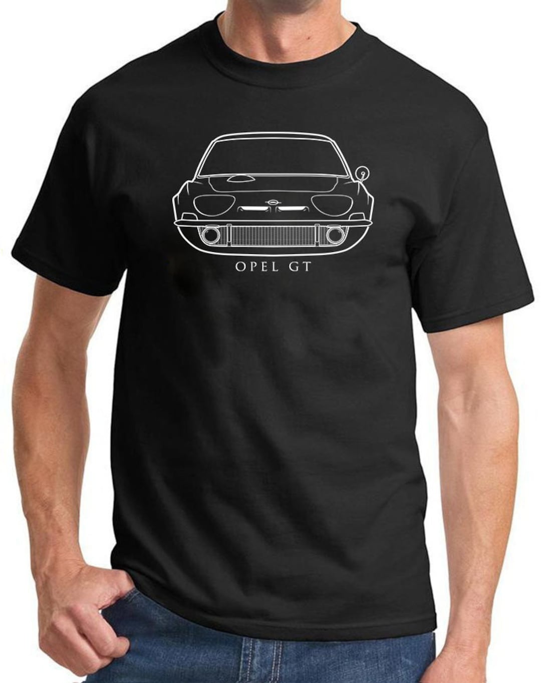 Opel GT Sports Car Classic Front End Profile Design Tshirt - Etsy