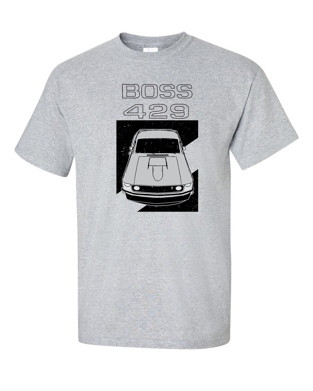 1969 Ford Boss 429 Mustang Heritage Edition Design Tshirt - Etsy