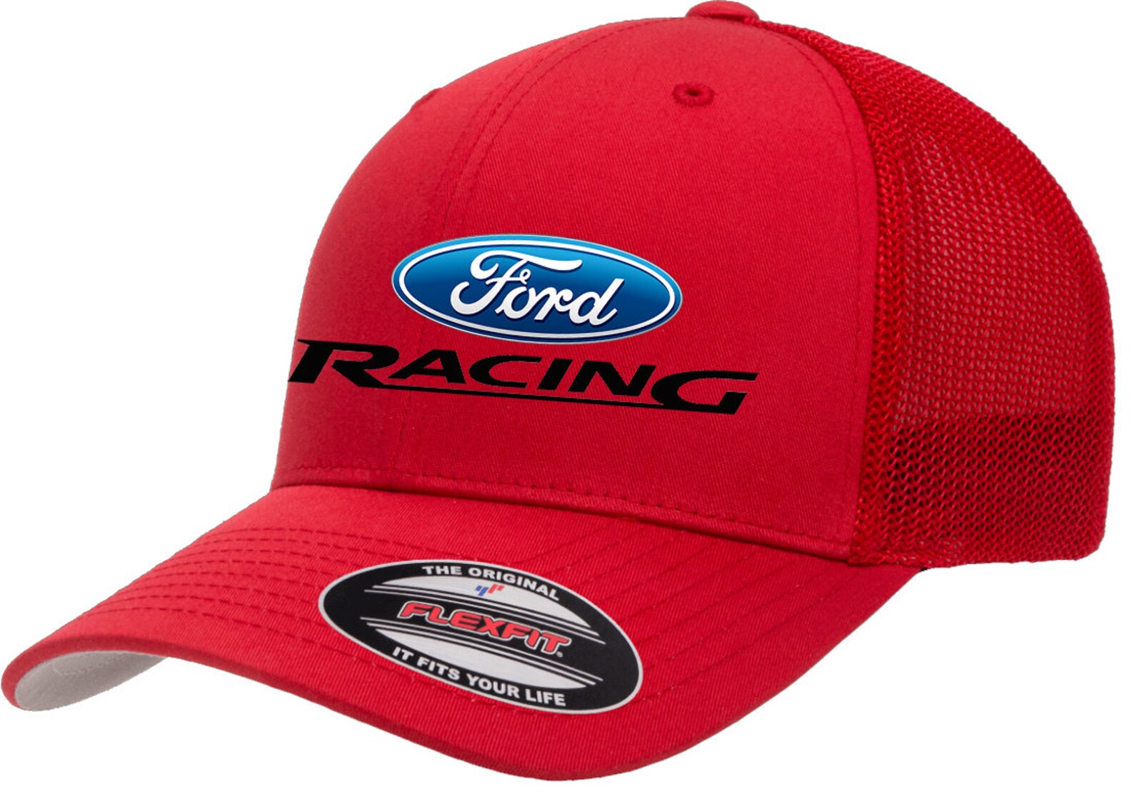 Ford Racing Classic Logo Design Flexfit 6511 Trucker Baseball - Etsy