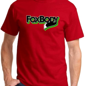 Fox Body Ford Mustang Green Logo Design Tshirt - Etsy