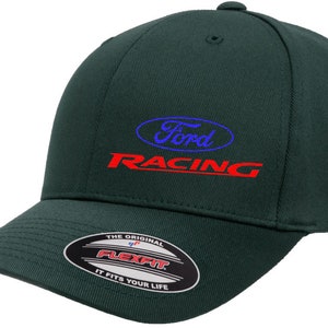 Ford Racing Logo Side Panel Embroidered Design Flexfit 6277 Baseball ...