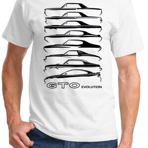 1964-04 GTO Evolution Classic Outline Design Tshirt - Etsy