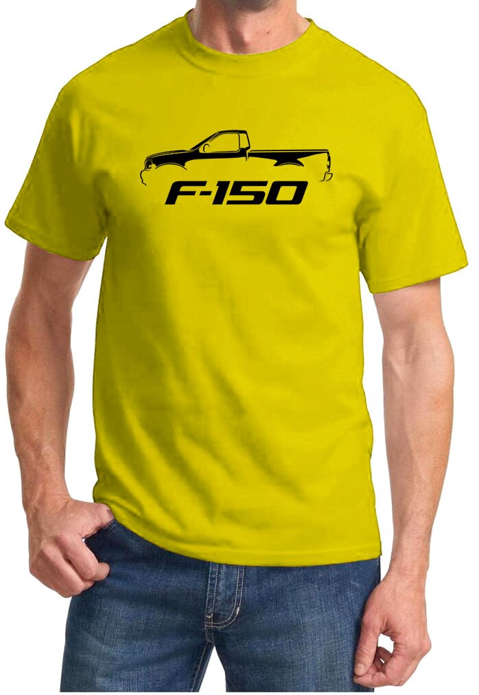 1997-03 Ford F150 Single Cab Pickup Truck Classic Outline Design Tshirt ...