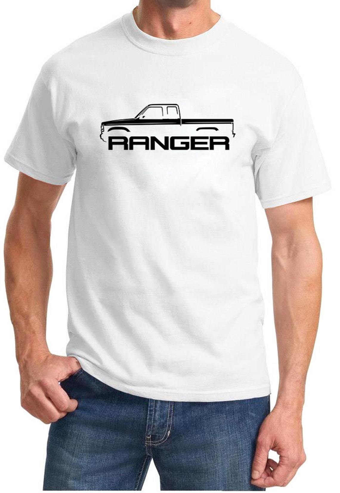 1989-92 Ford Ranger Extended Cab Pickup Truck Classic Outline - Etsy