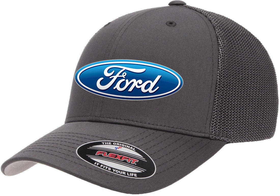 Ford Script Oval Logo Classic Design Flexfit 6511 Trucker | Etsy
