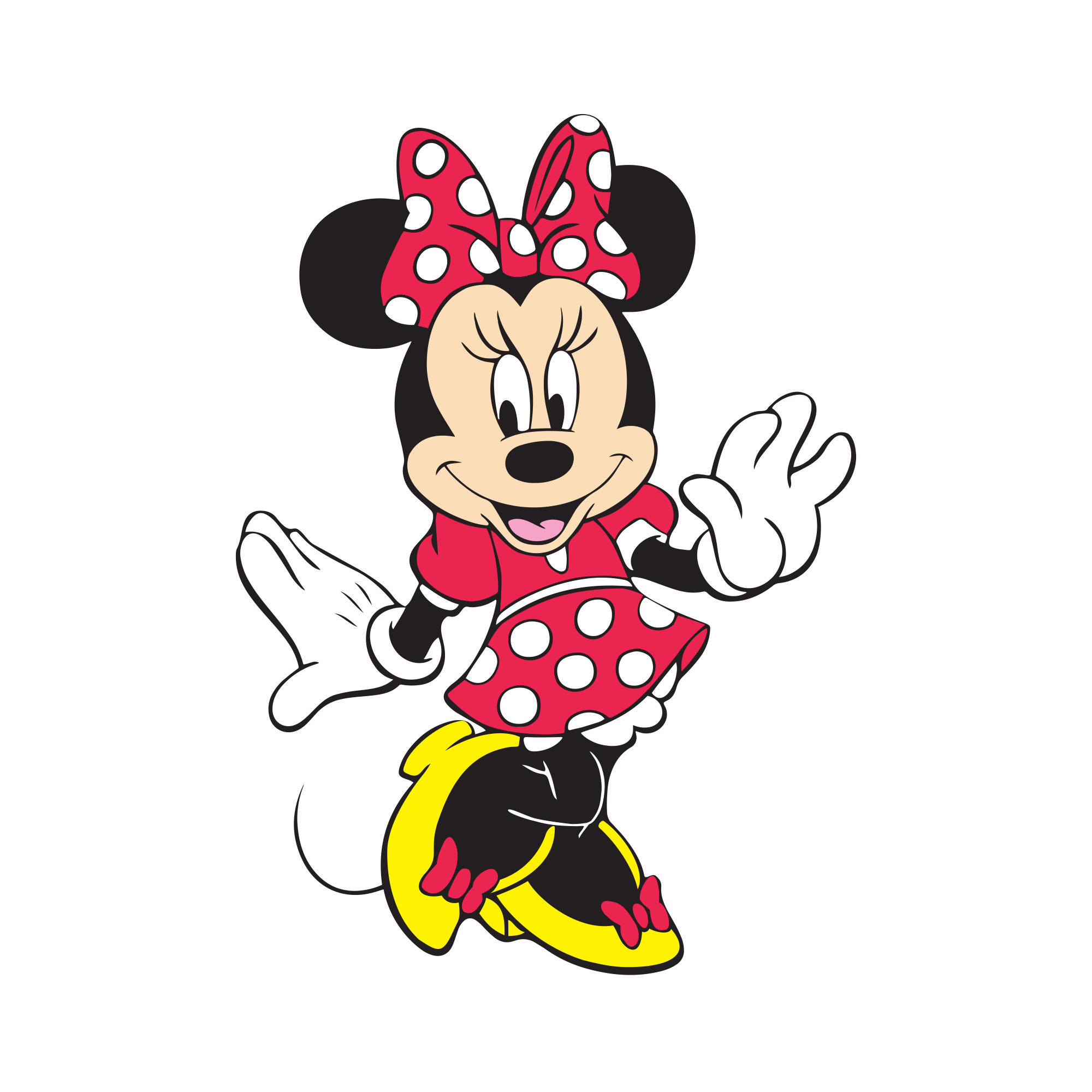 Red Minnie Mouse Clip Art
