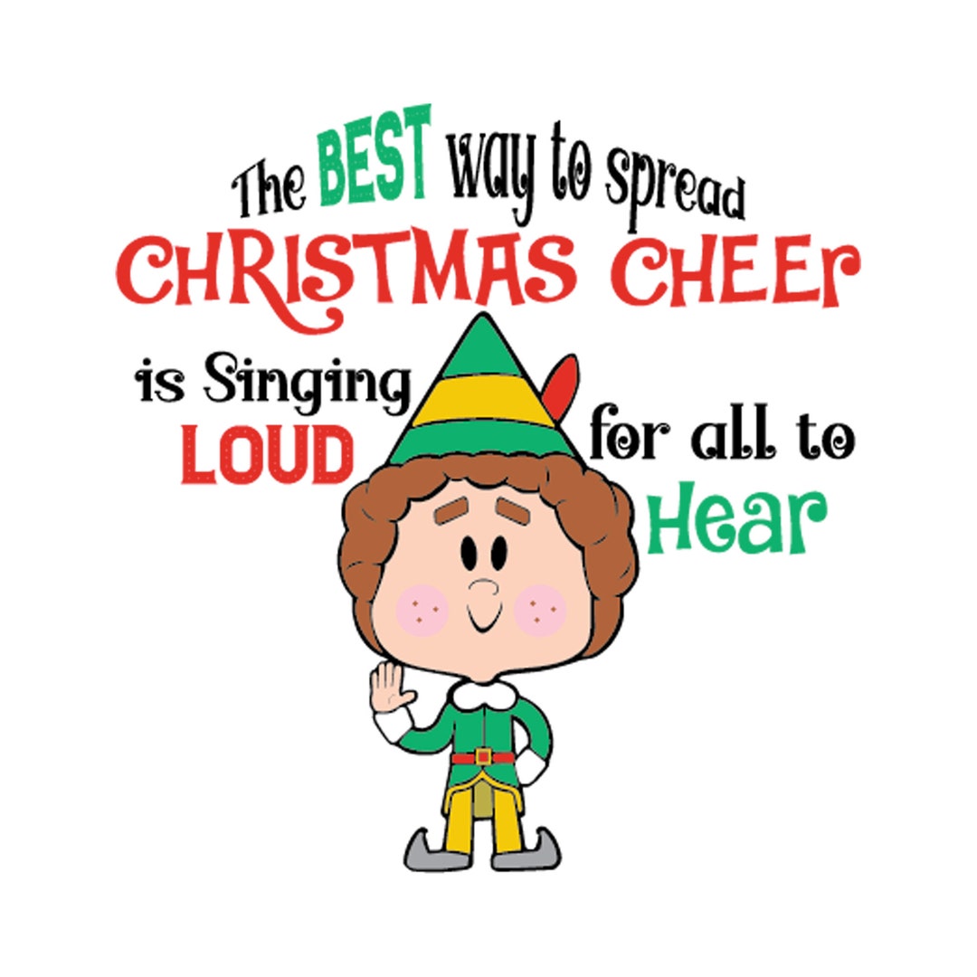 Buddy the Elf, Cartoon Buddy, Christmas Cheer, Christmas Digital ...