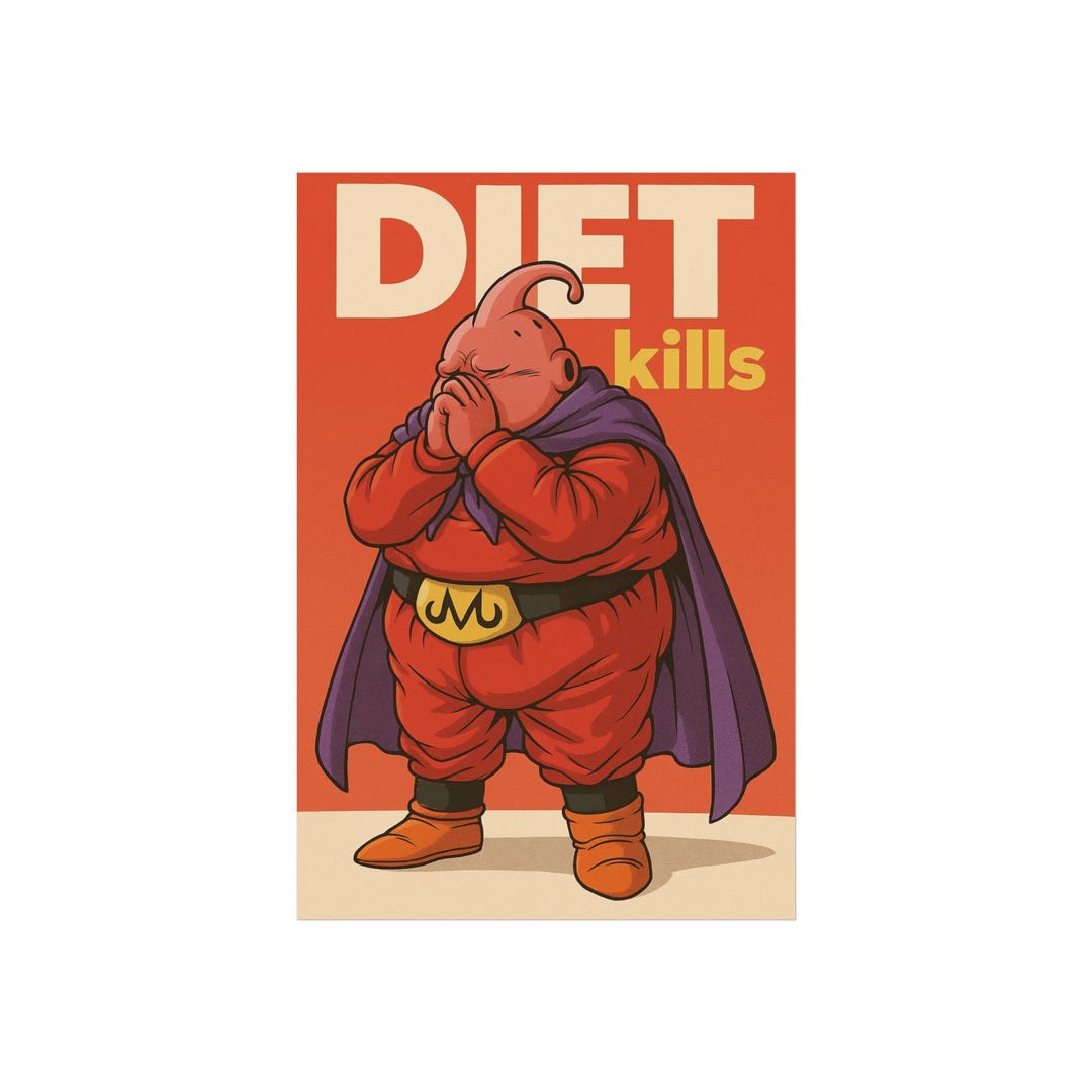 Majin Buu, Posters, Motivational Wall Art, Quirky Decor, Unique Gifts ...