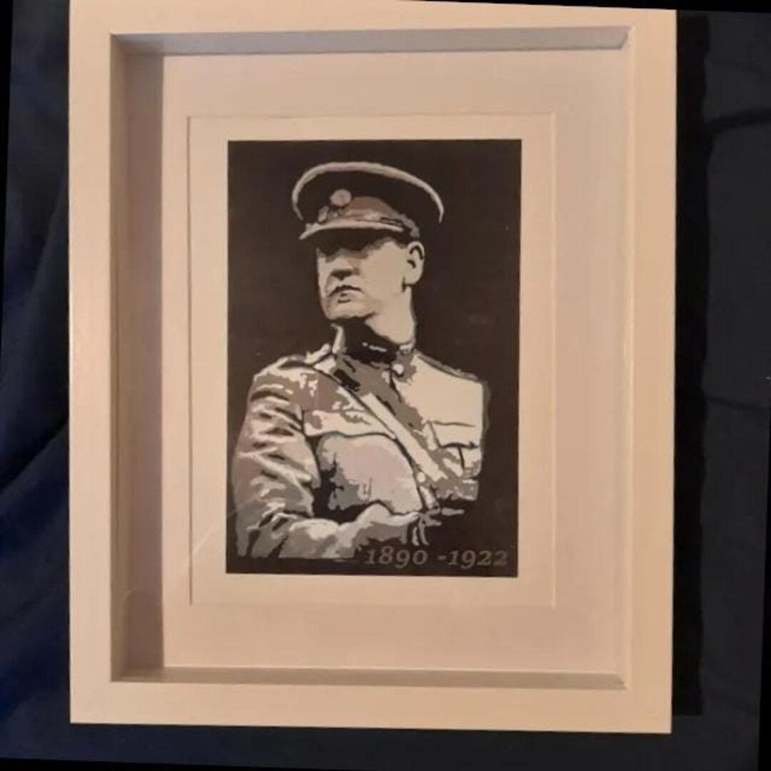 Michael Collins Portrait – Irish Soldier & Statesman, Lustre Photo ...