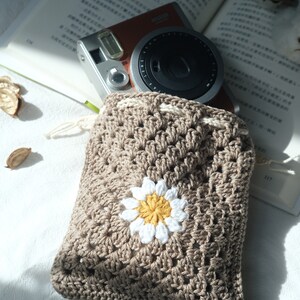 Crochet 'oh so Daisy' Drawstring Pouches - Etsy