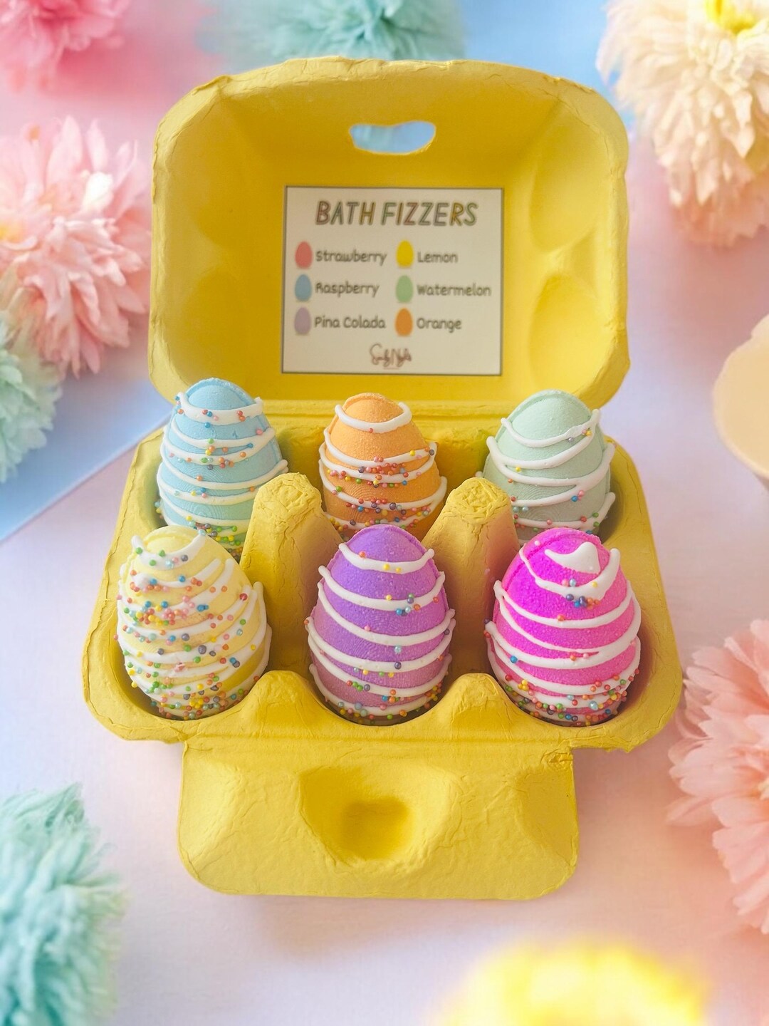 Egg Bath Bombs | Easter Eggs | Bath Bomb | Gift | Kids Bath Bomb ...