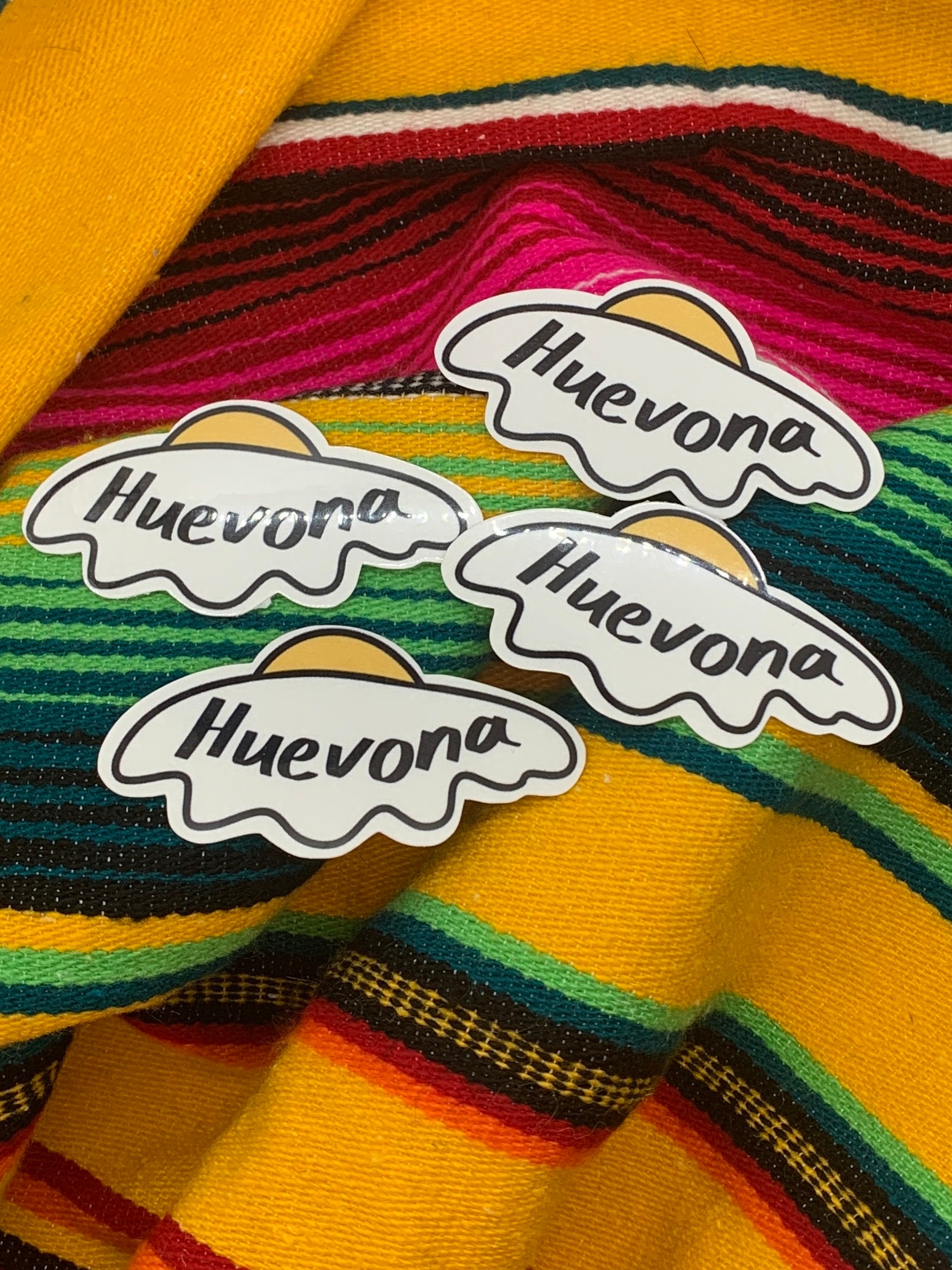 Huevona Laminated Sticker Waterproof Sticker Perfect for Your - Etsy