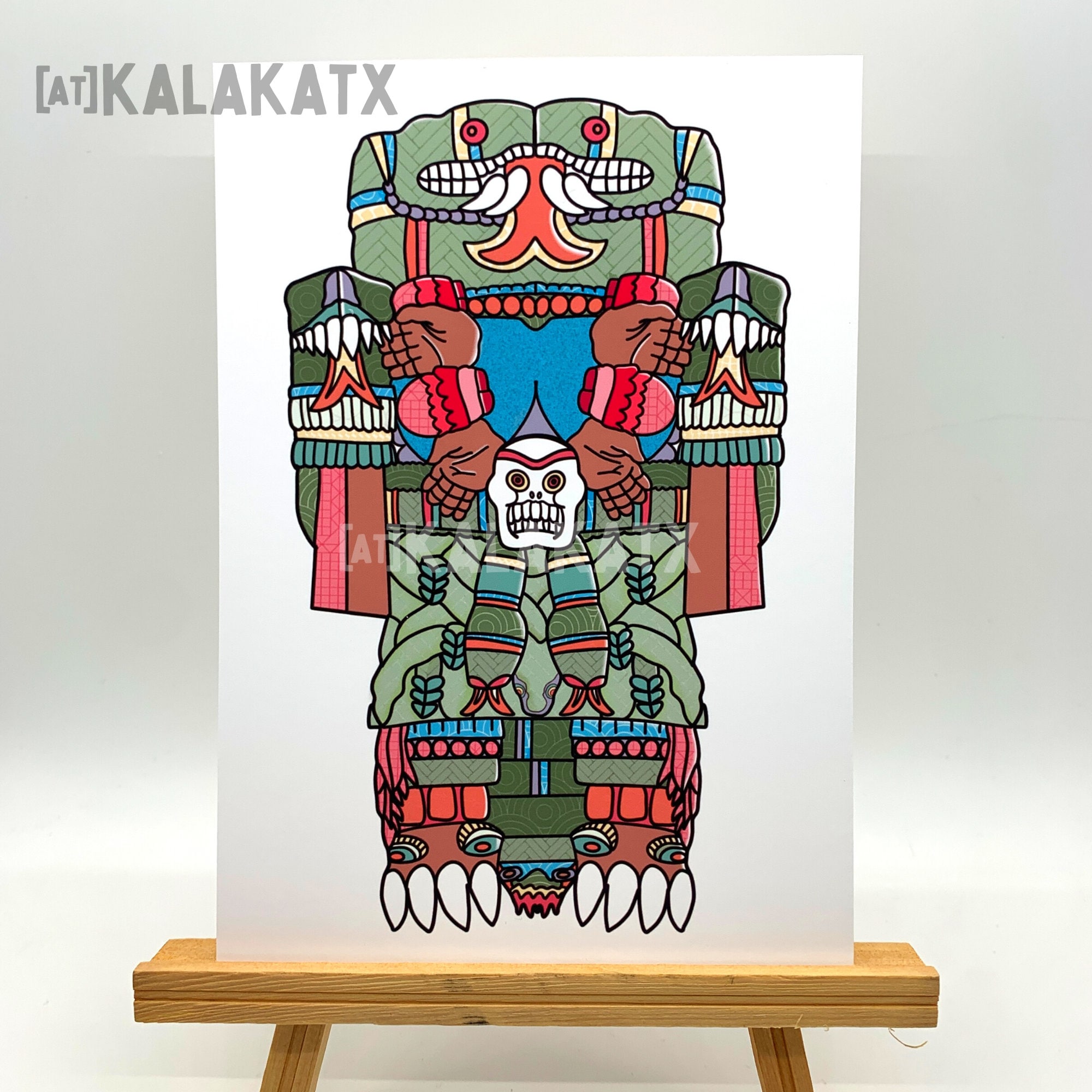 Coatlicue Statue Tattoo