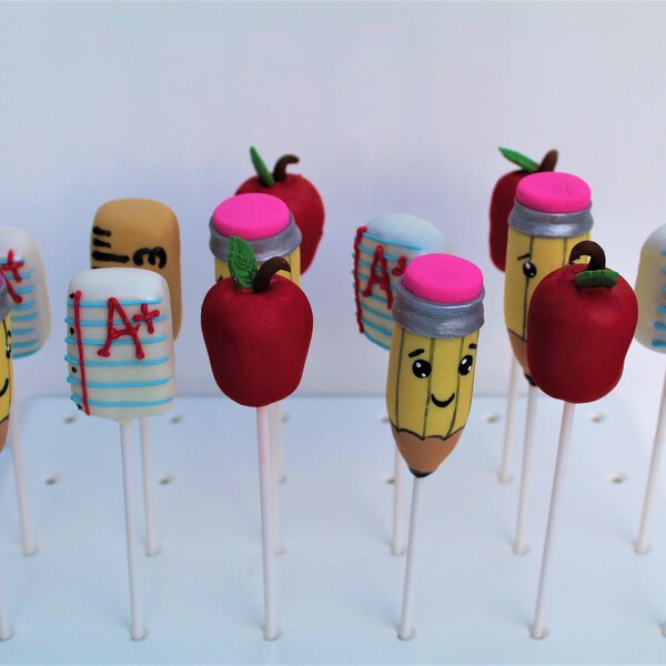 School Cake Pops - Etsy
