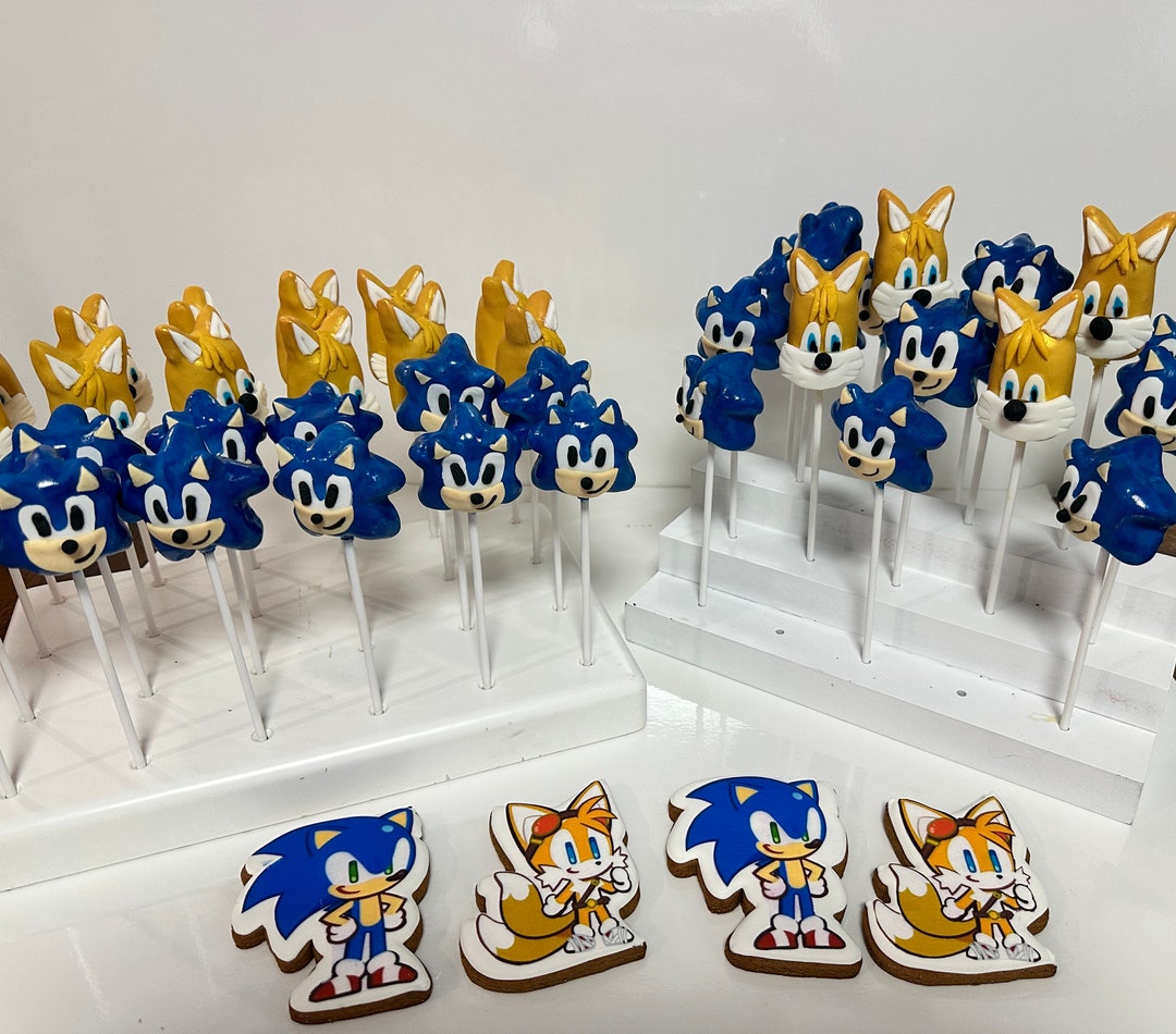 Sonic and Tails Cake Pops for Children Birthday Parties and More Note ...
