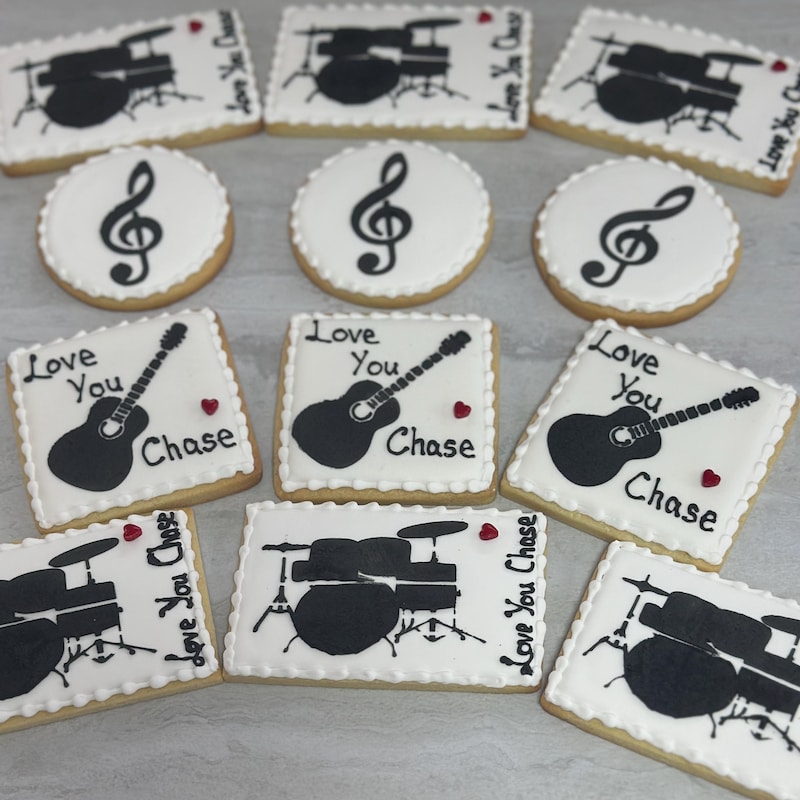 Music Themed Cookies - Etsy