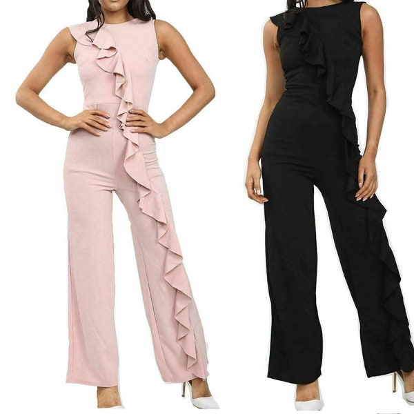 Ruffle Overalls - Etsy