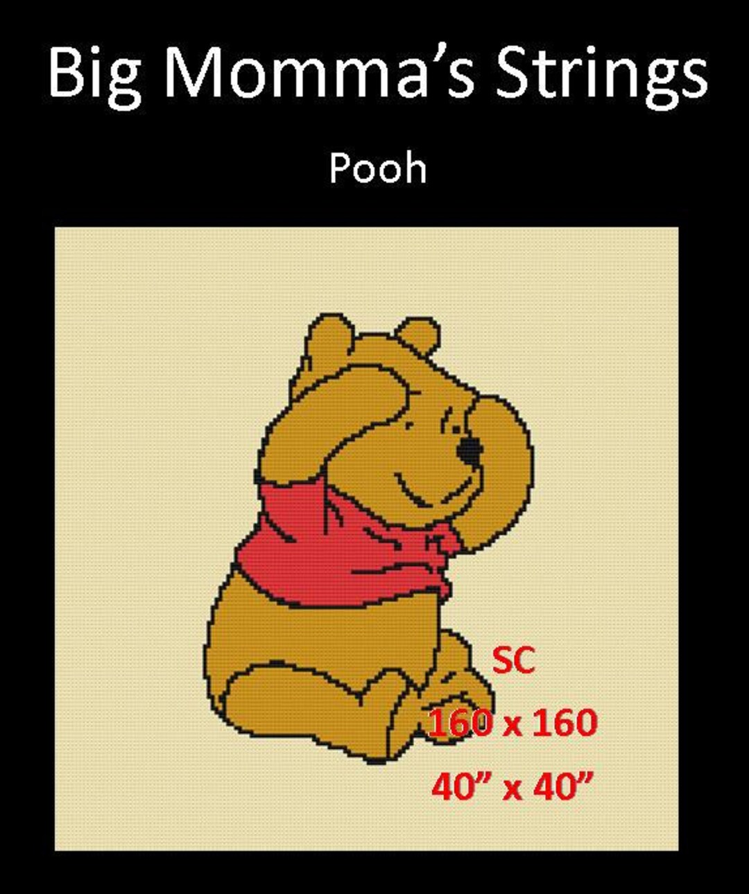 Pooh Bear Pattern - Etsy