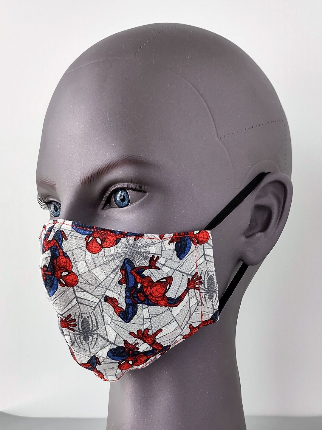 Spider-man Kids Mask, Spiderman Kids Mask, Small Cotton Adjustable ...