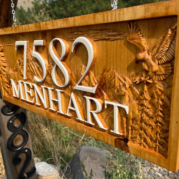 Wood Mountain House Signs - Etsy