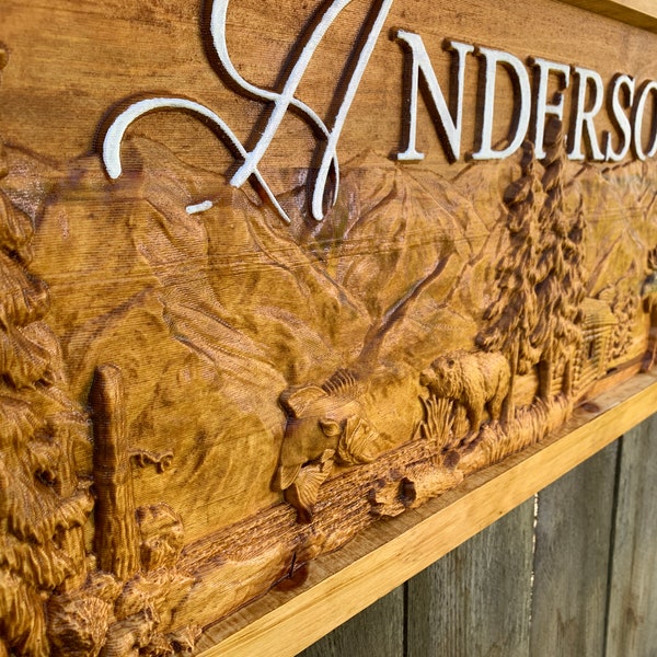 Carved Wooden Signs - Etsy