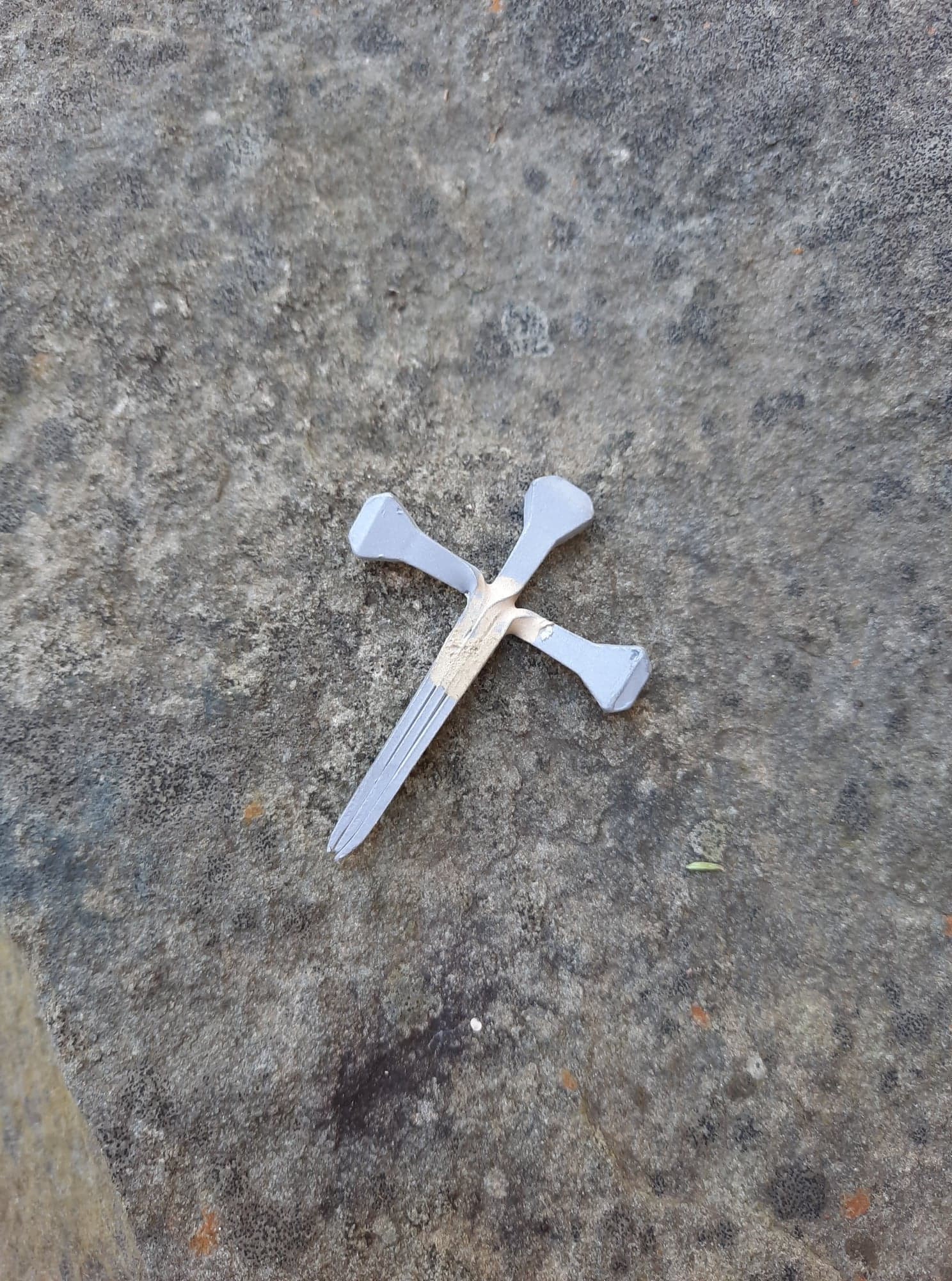 Raw Metal Pocket Cross - Etsy