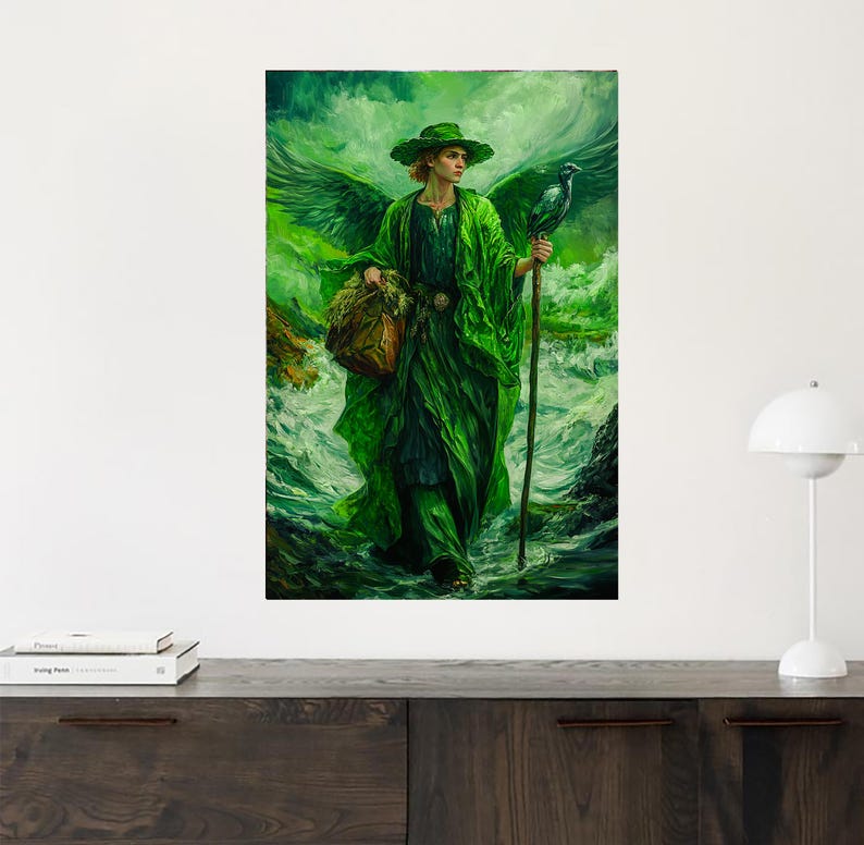 Archangel Raphael, Modern Mystic, Digital Download for Printing or for ...