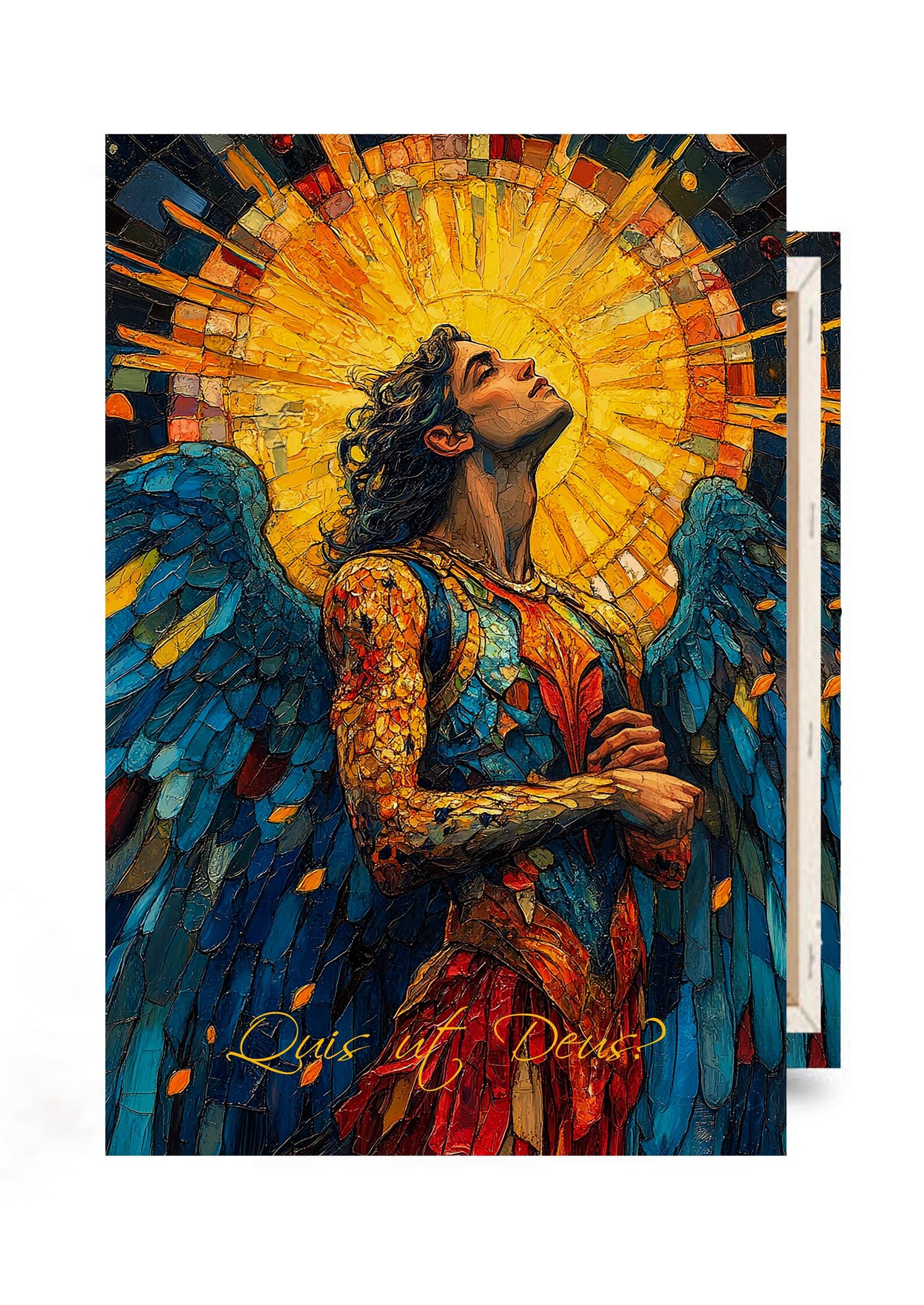 Archangel Michael - Modern Mysticism - Printed on Canvas or Acrylic - Etsy