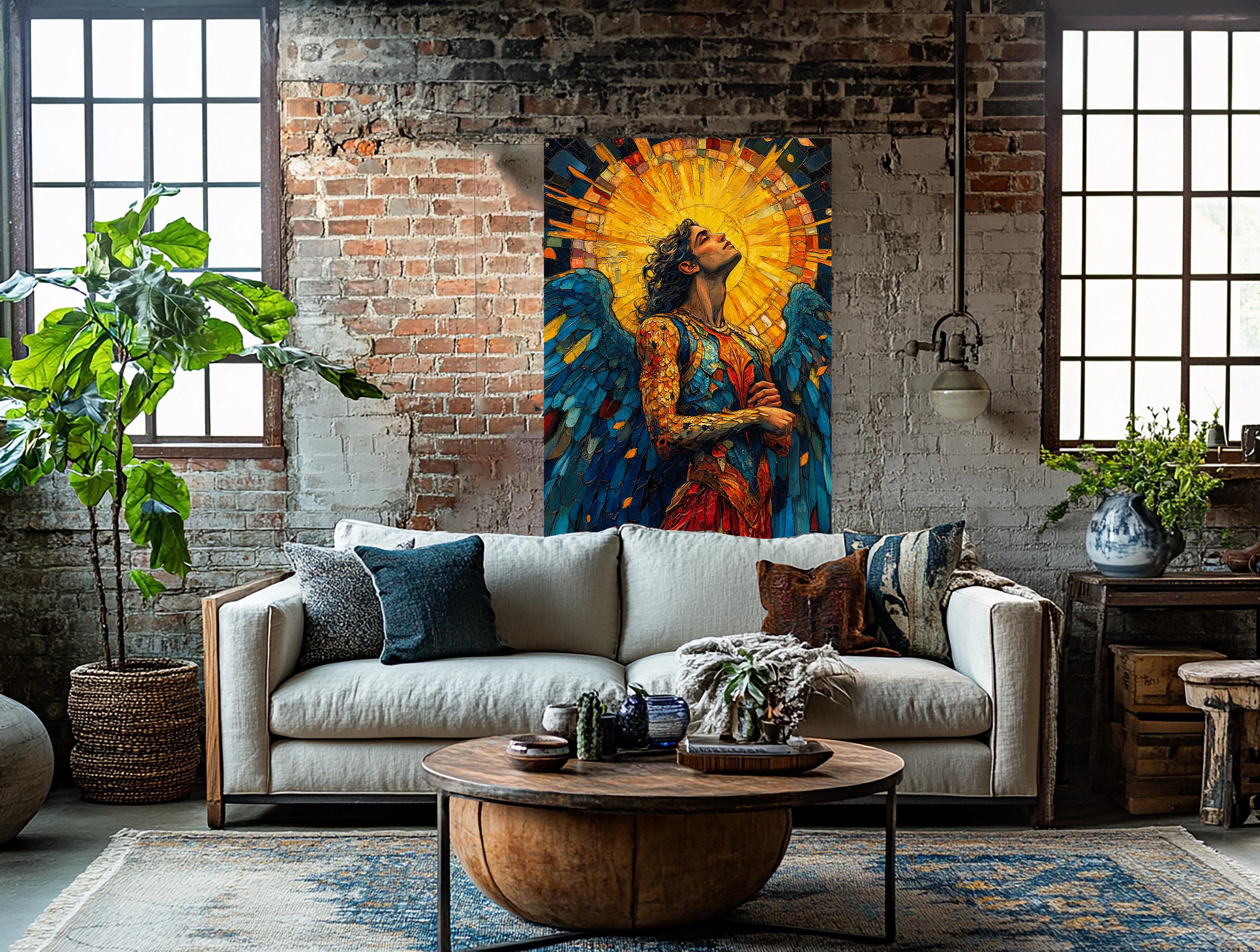 Archangel Michael - Modern Mysticism - Printed on Canvas or Acrylic - Etsy